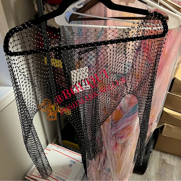 Zara | Tops | Bloggers Fav Zara Rhinestone Mesh Top | Poshmark